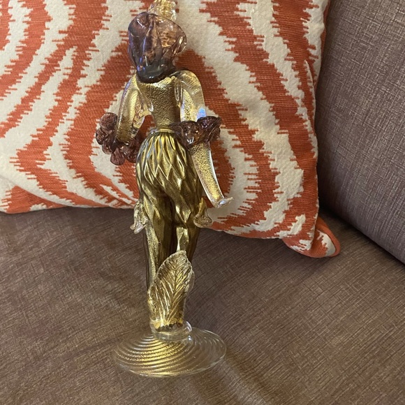 Wall Decor | Vintage Multicolor Glass Lady Figurine | Poshmark